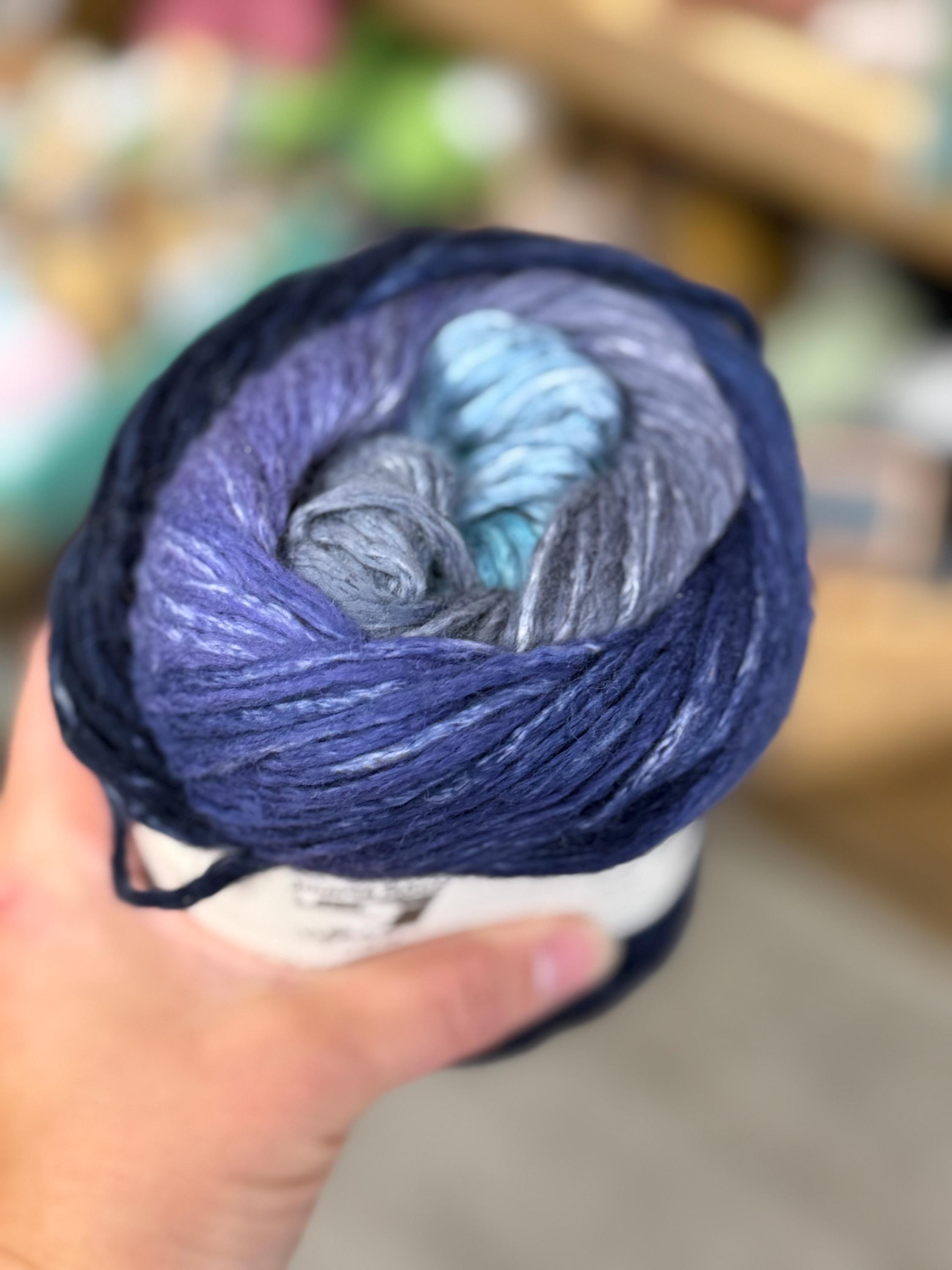 Juniper Moon Cumulus Stripes/rainbow/degrade, Cotton Yarn, Local Yarn ...