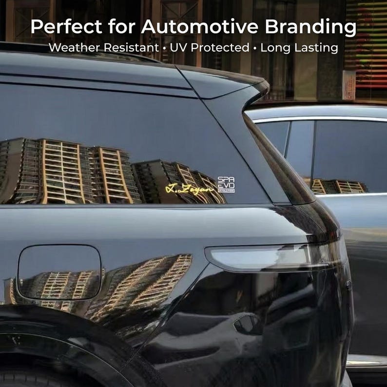 Personalized Logo Stickers | Custom Metal UV DTF Transfer Decals for ...