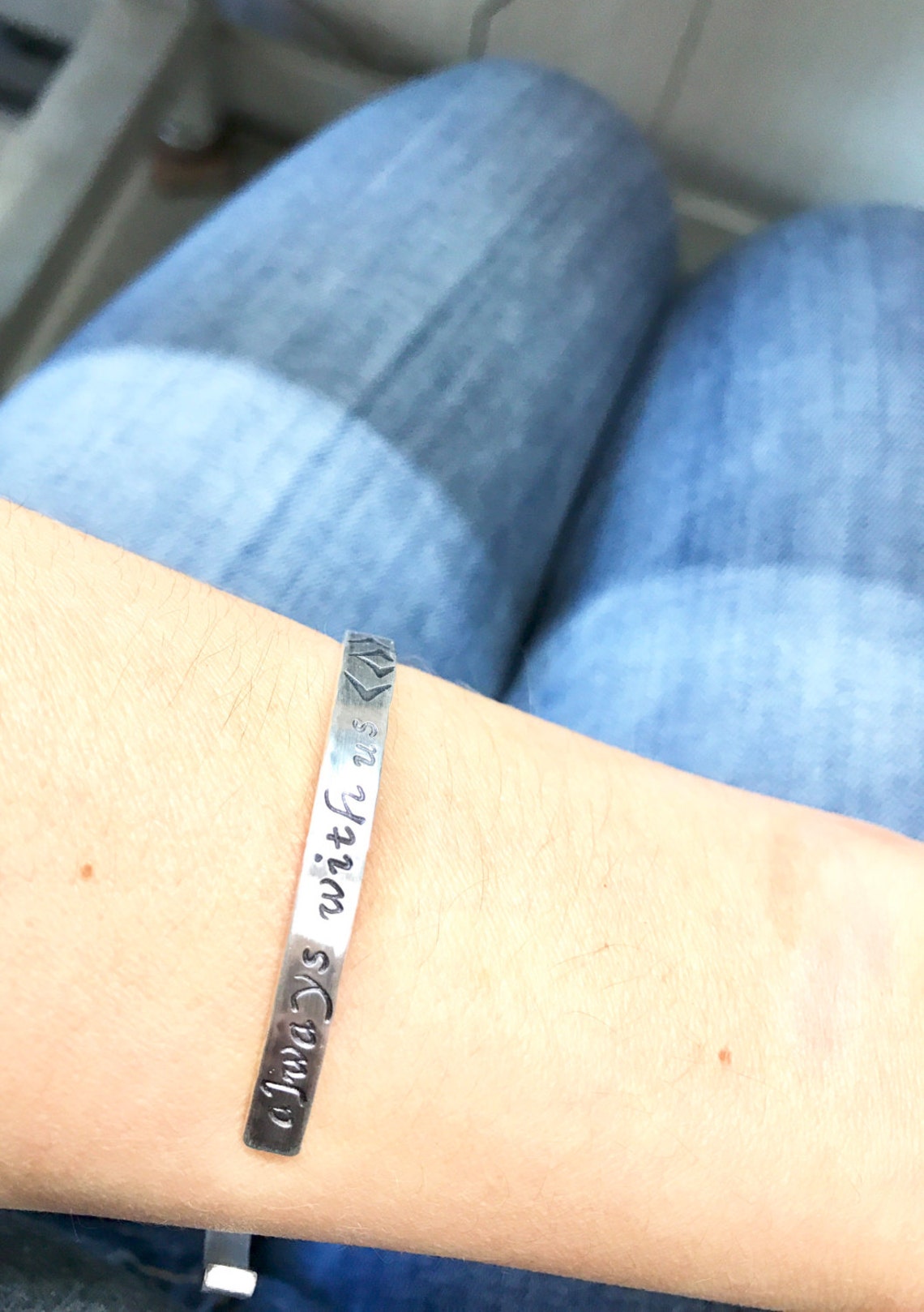 Memorial in Memory Bracelet Personalized Sterling Silver - Etsy