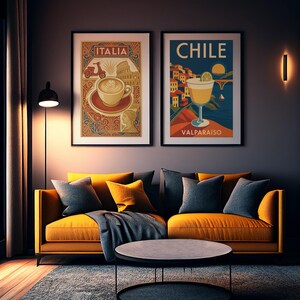 Latte Art Print: Italia Cafe Poster, Espresso Lover Gift - Etsy