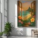 Beach Sunset Poster • Tropical Ocean Window View Wall Art • Coastal ...