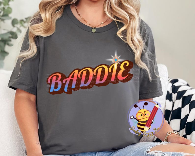 Baddie Retro Sparkle PNG Transparent Background Digital Download Design ...