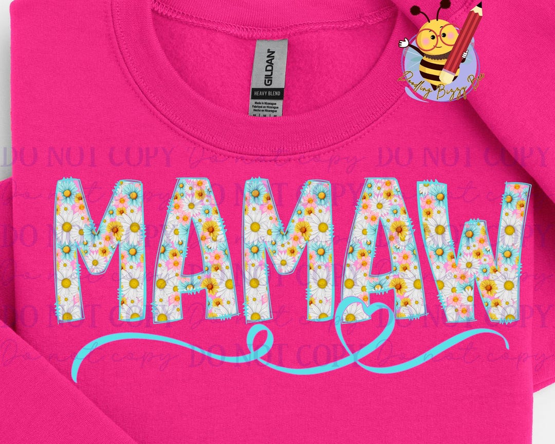 Mamaw Doodle Letters With Swirl PNG Transparent Background Digital ...