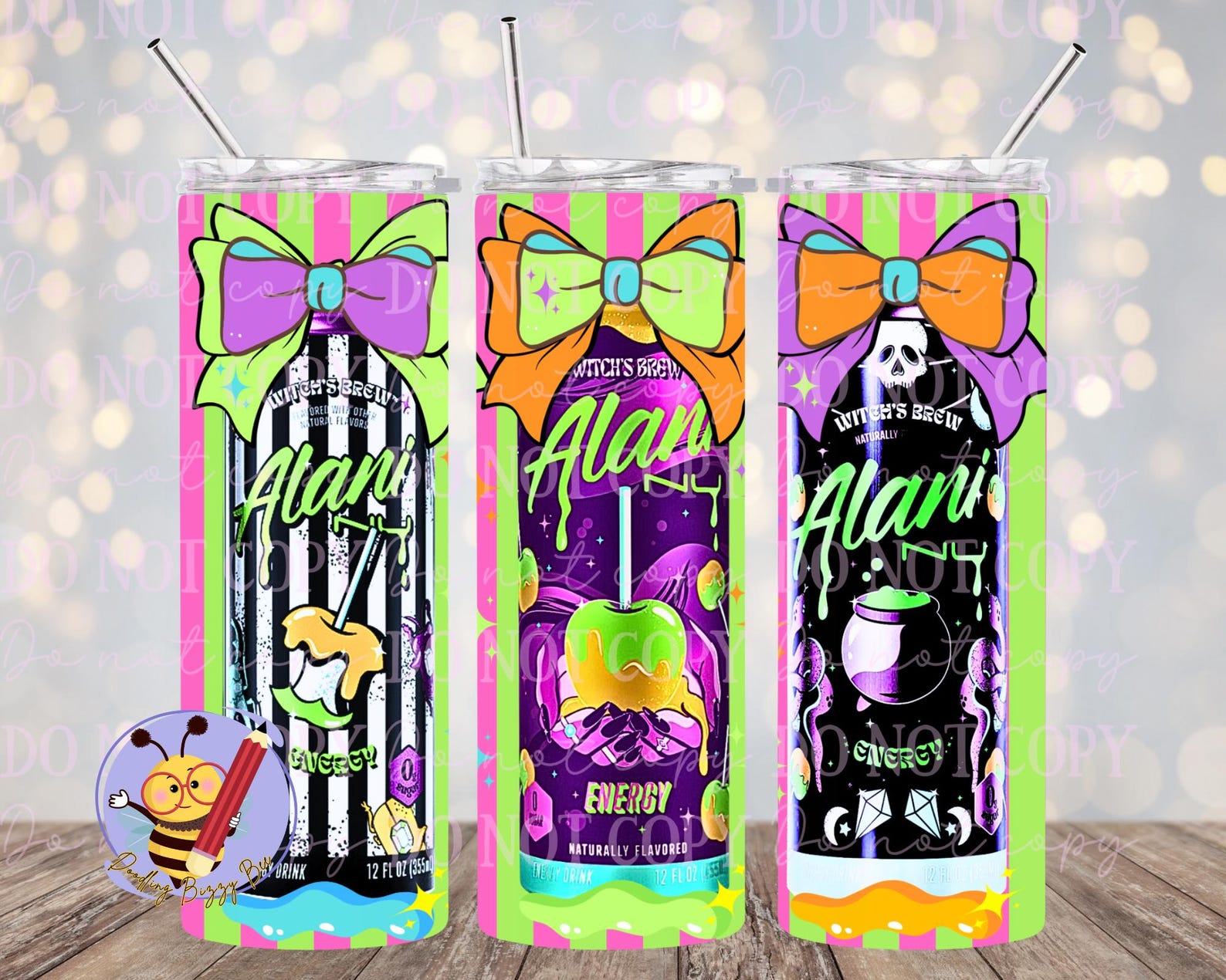 Witches Brew Alani Tumbler Wrap PNG Transparent Background Digital ...