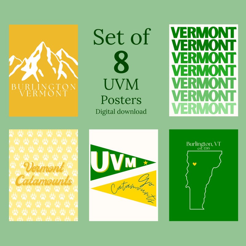 Vermont Wall Art - Etsy