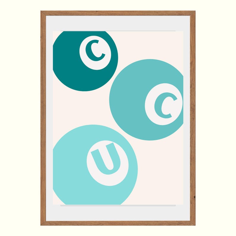 Set of 8 Coastal Carolina University Poster Digital Downloads, CCU ...