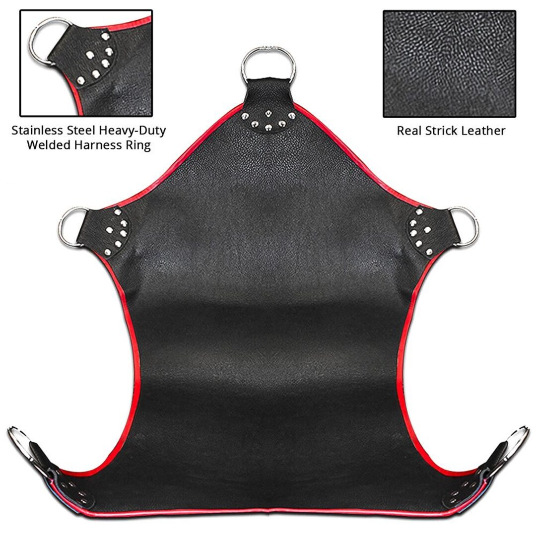 BDSM Fun Bondage Real Leather Sex Swing - Etsy
