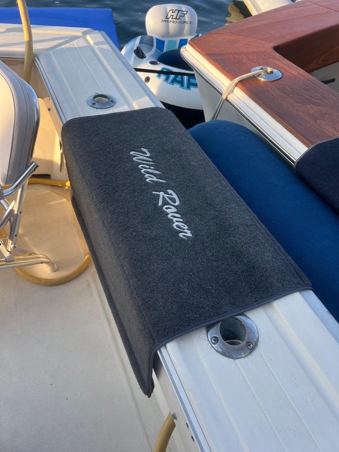 Custom Boat Gunwale/boarding Mats - Machine Stitched to Highest Quality ...