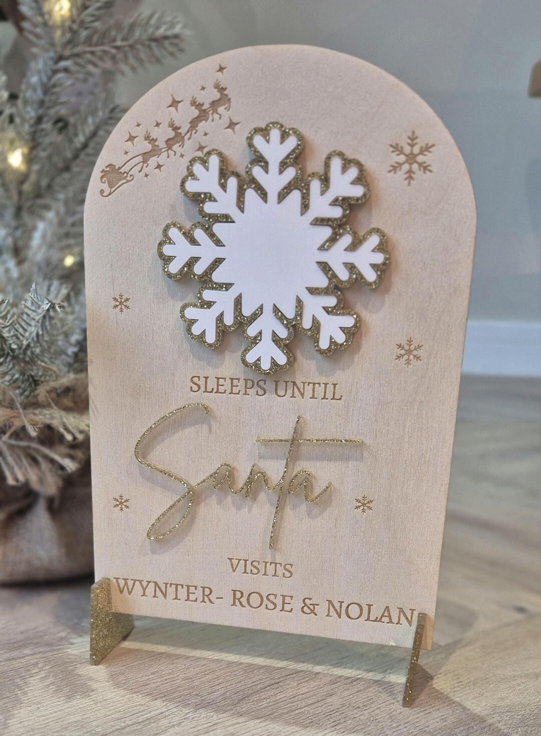 Christmas Countdown, Sleeps Until Santa, Family Christmas, Xmas ...