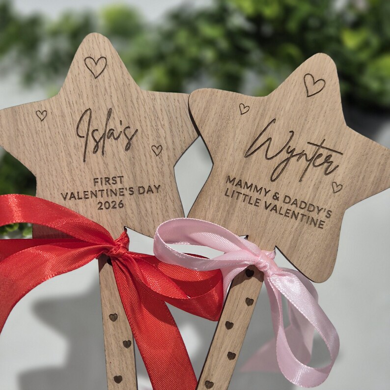 Personalised Valentine’s Day Wands - Etsy UK