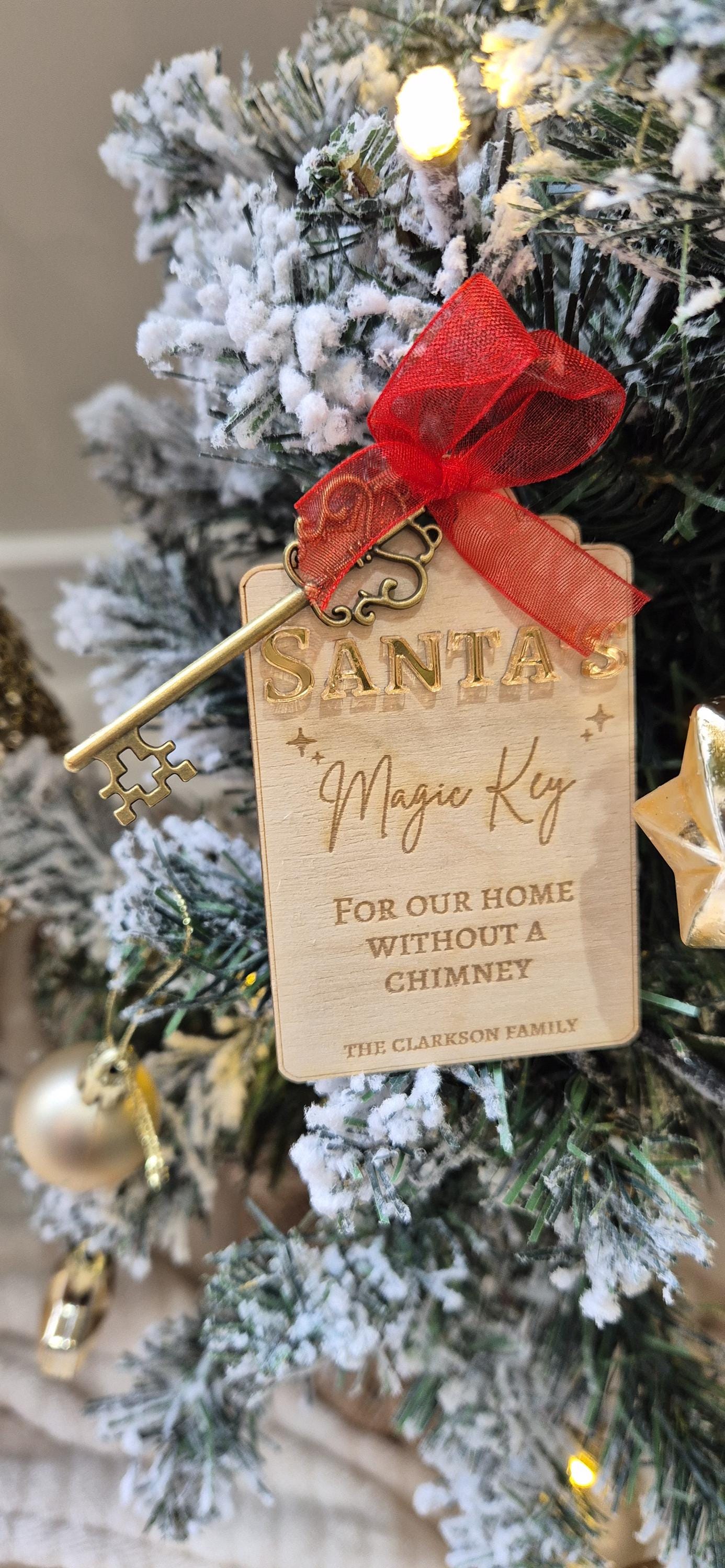 Personalised Santa's Magic Key: Christmas Eve for Children - Etsy UK