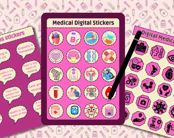Doctor Stickers Digital Print | Printable Medical-themed Art for ...