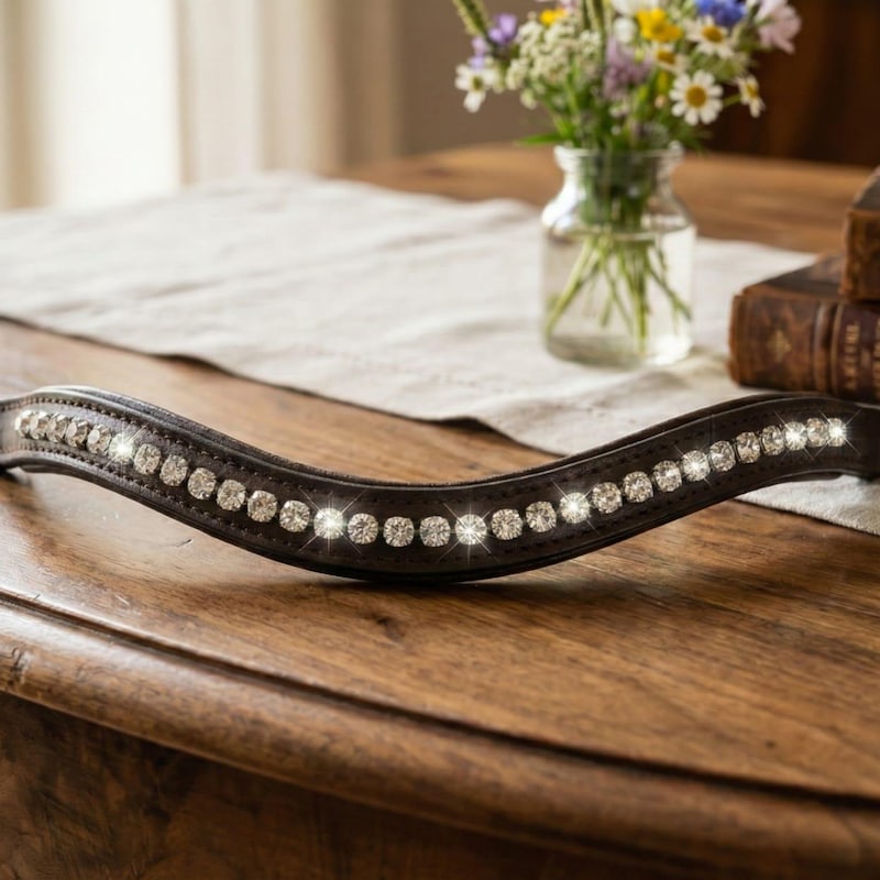 Browband Pink Crystal - Etsy