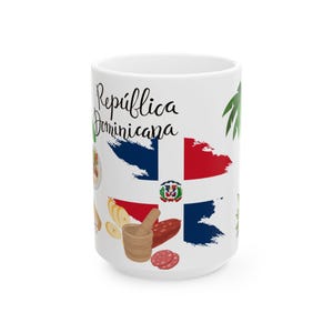 Dominican Republic Mug | Taza Dominicana Con Cultura Y Sabor Caribeño ...