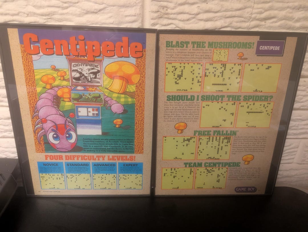 Centipede (GB 1992) Framed 8.5*11 Vintage Poster - Etsy