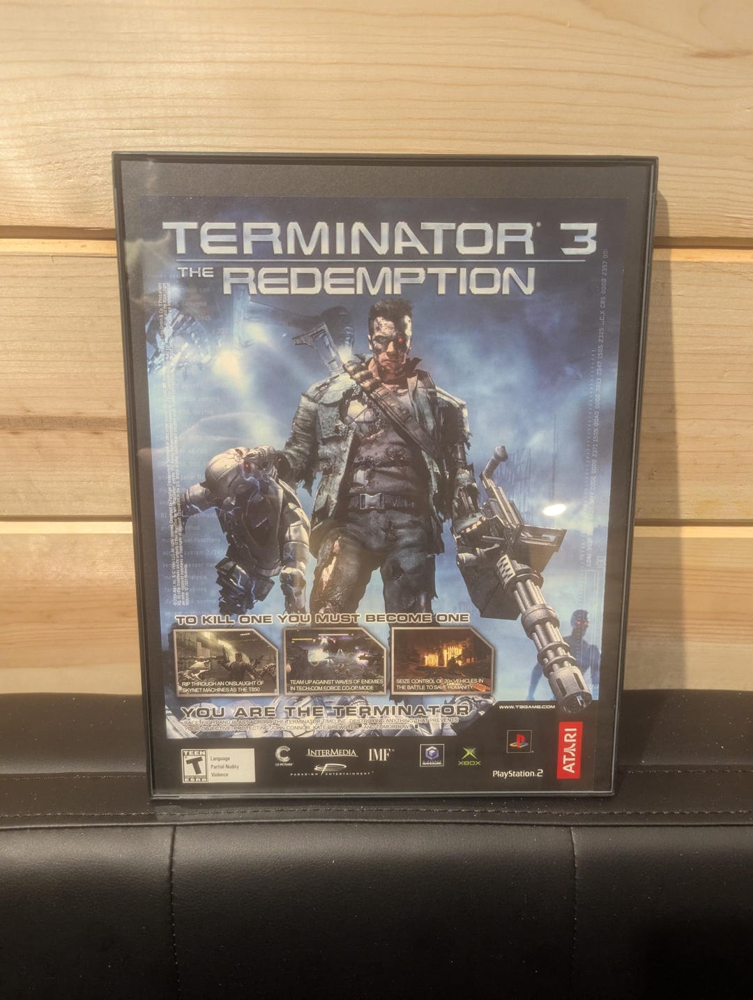 Terminator 3: the Redemption (2004) 8.5*11 Vintage Framed Poster - Etsy