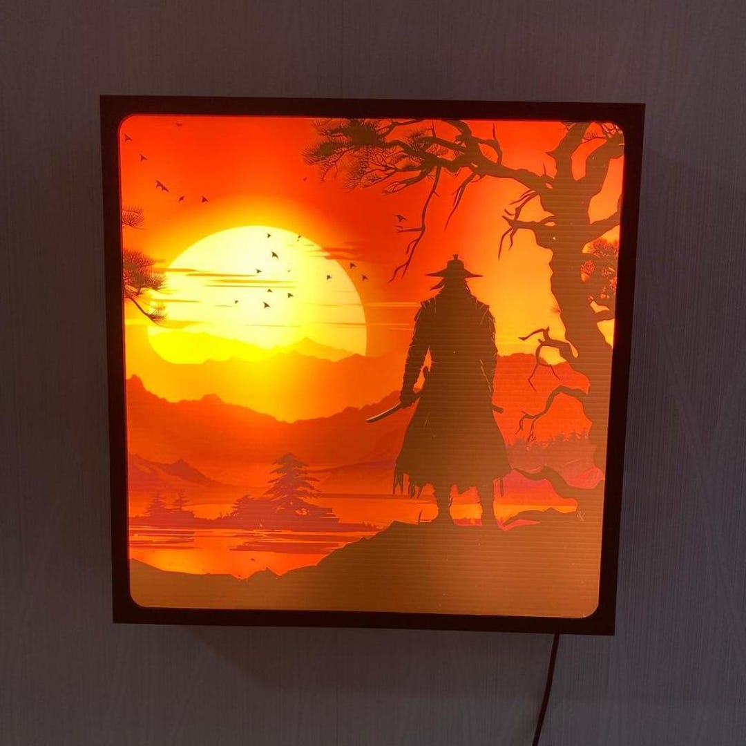 Sunset Led Light Wall Art,bedroom Wall Decor, Personalize Wall Art - Etsy