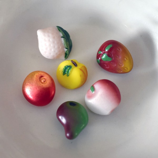 Fruit Buttons - Etsy