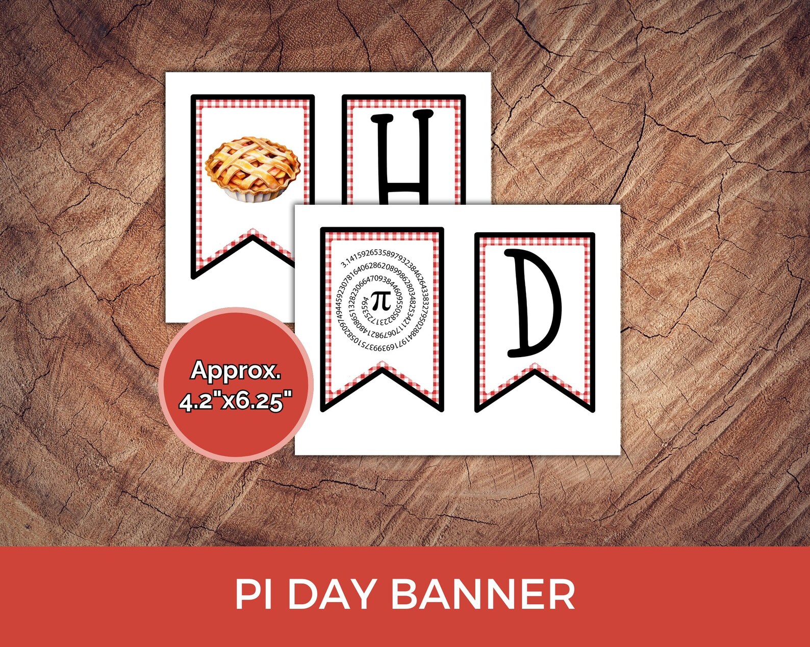 Pi Day Printable Decorations, Pi Day Party Banner Printables, Classroom ...