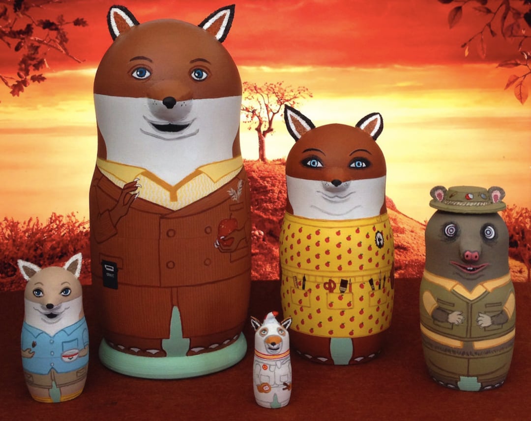 The Fantastic Mr. Fox Matryoshka Dolls - Etsy