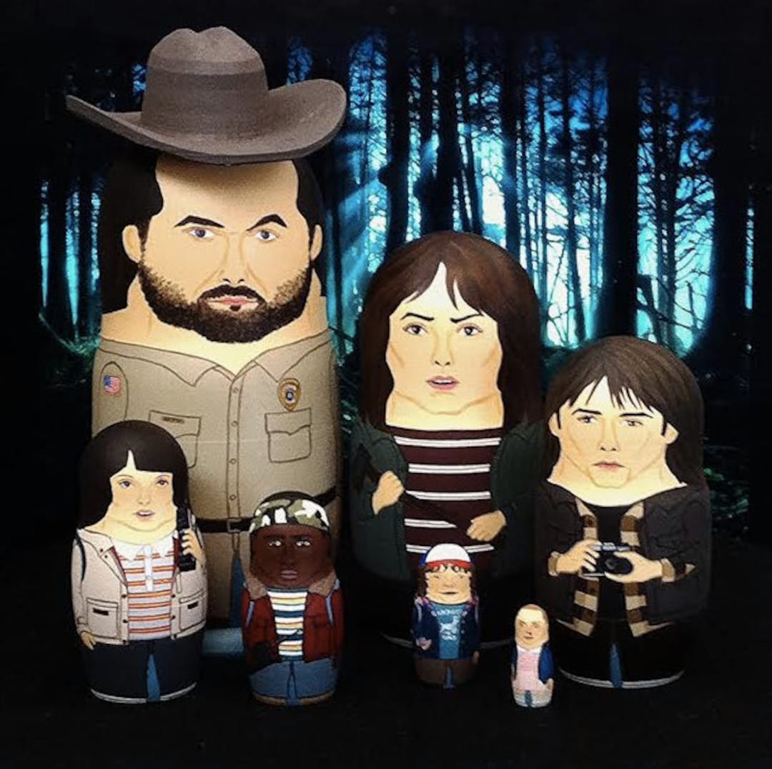 Stranger Things Matryoshka Dolls (SEASON ONE) - Etsy
