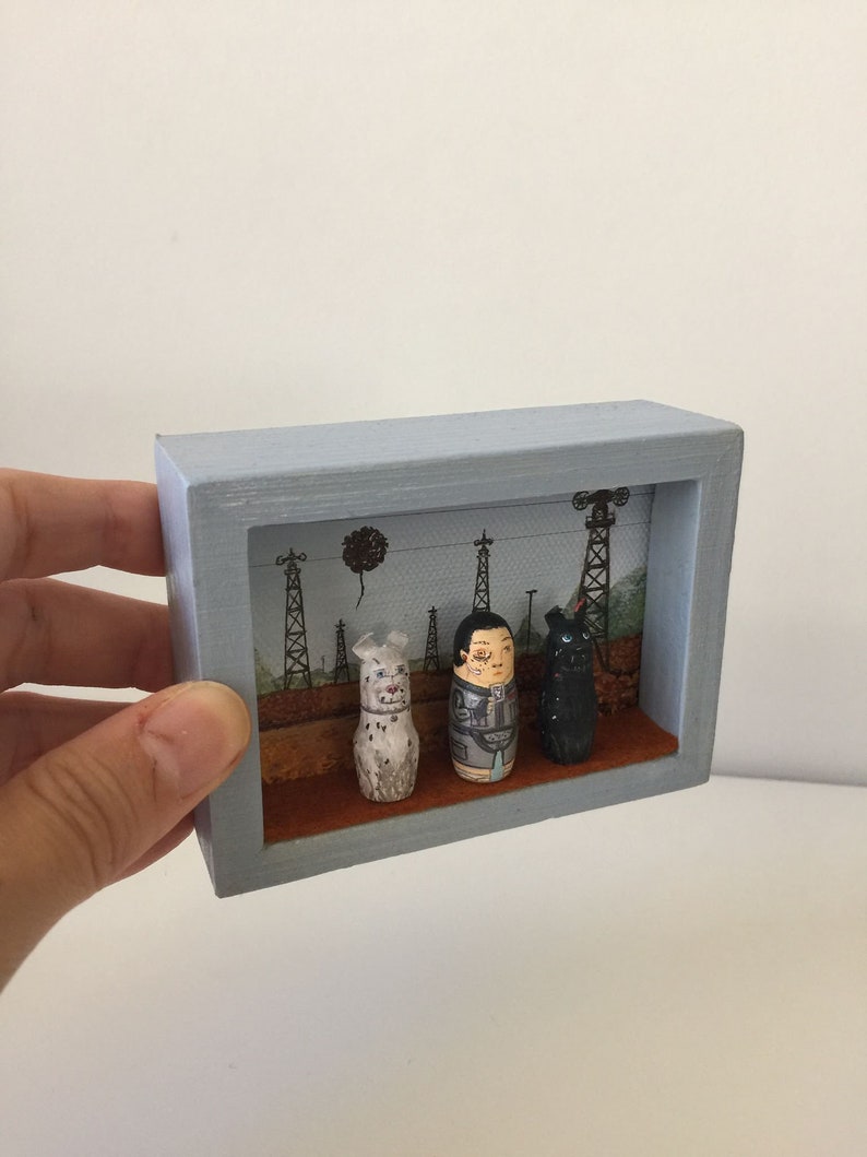 Wes Anderson's Isle of Dogs Miniature Diorama READY TO | Etsy