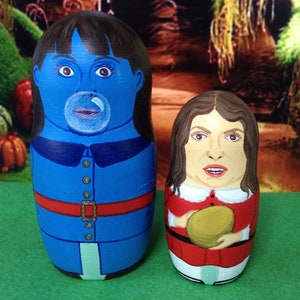 Willy Wonka and the Chocolate Factory Matryoshka Dolls - Etsy