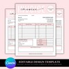 Probill Invoice Template, Professional Billing Form, Customizable ...