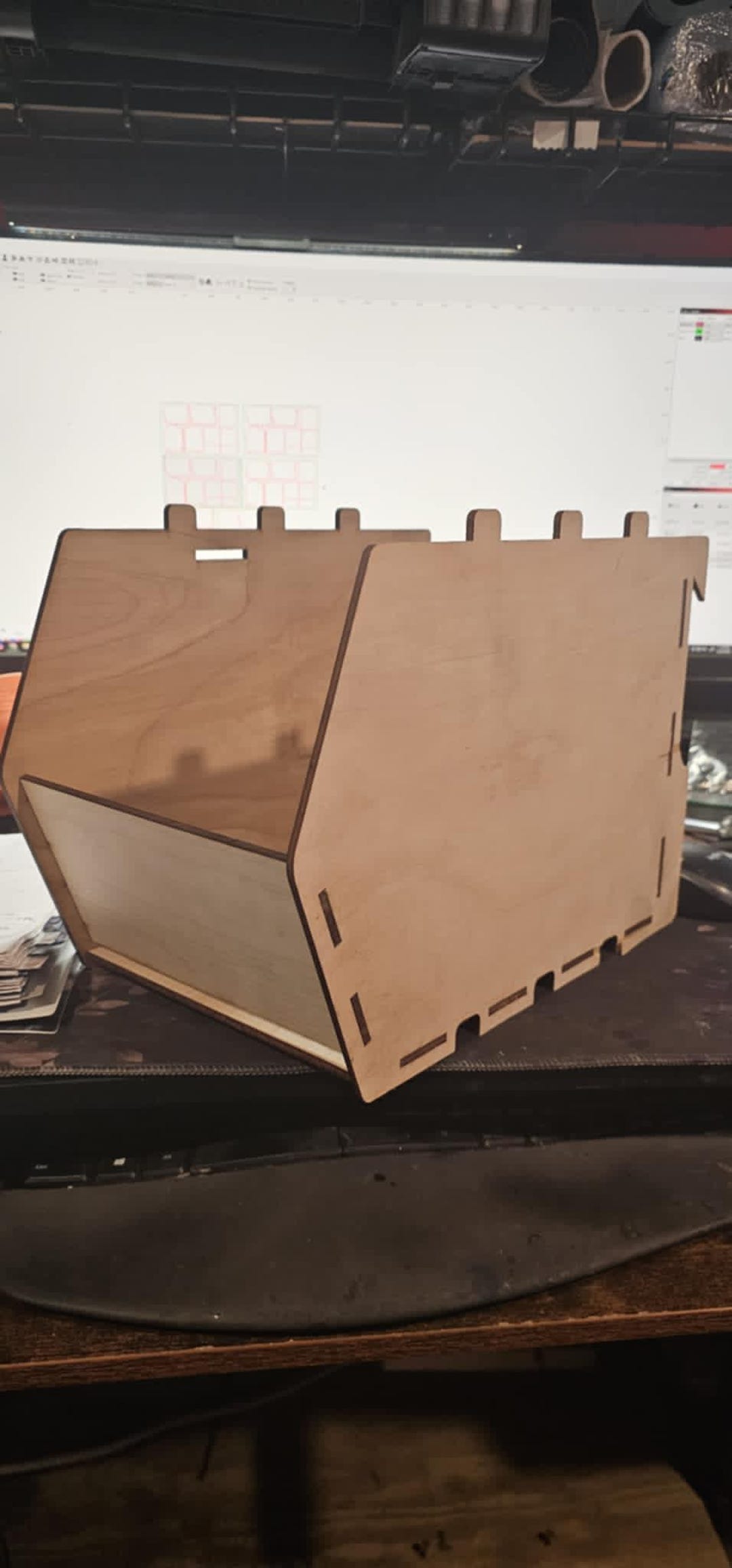 3 Pack Stackable Wall-mounted 3D Print Storage Boxes With French Cleats ...