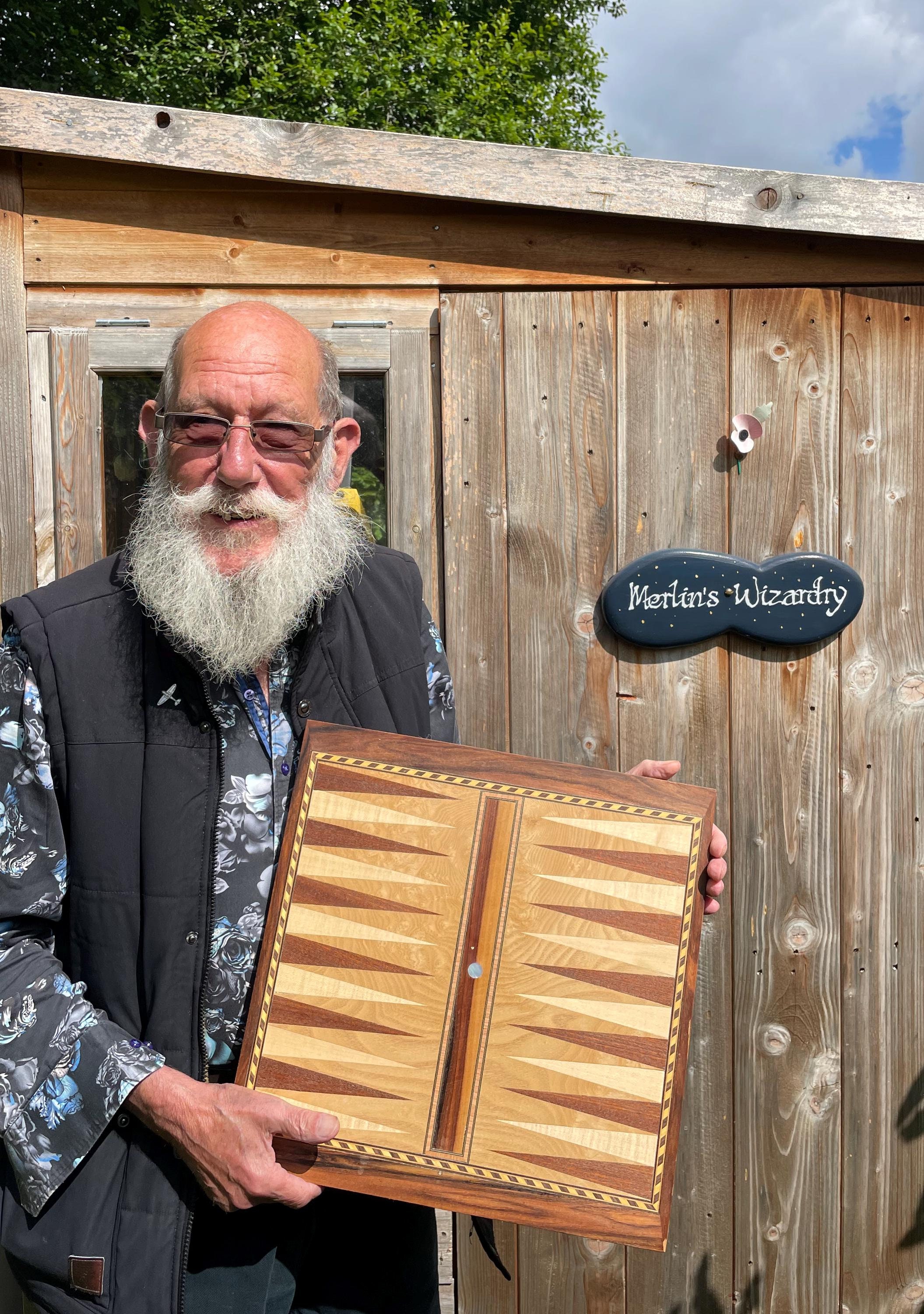 Custom Handmade Wooden Backgammon Board, Artisan Crafted in Bath - Etsy