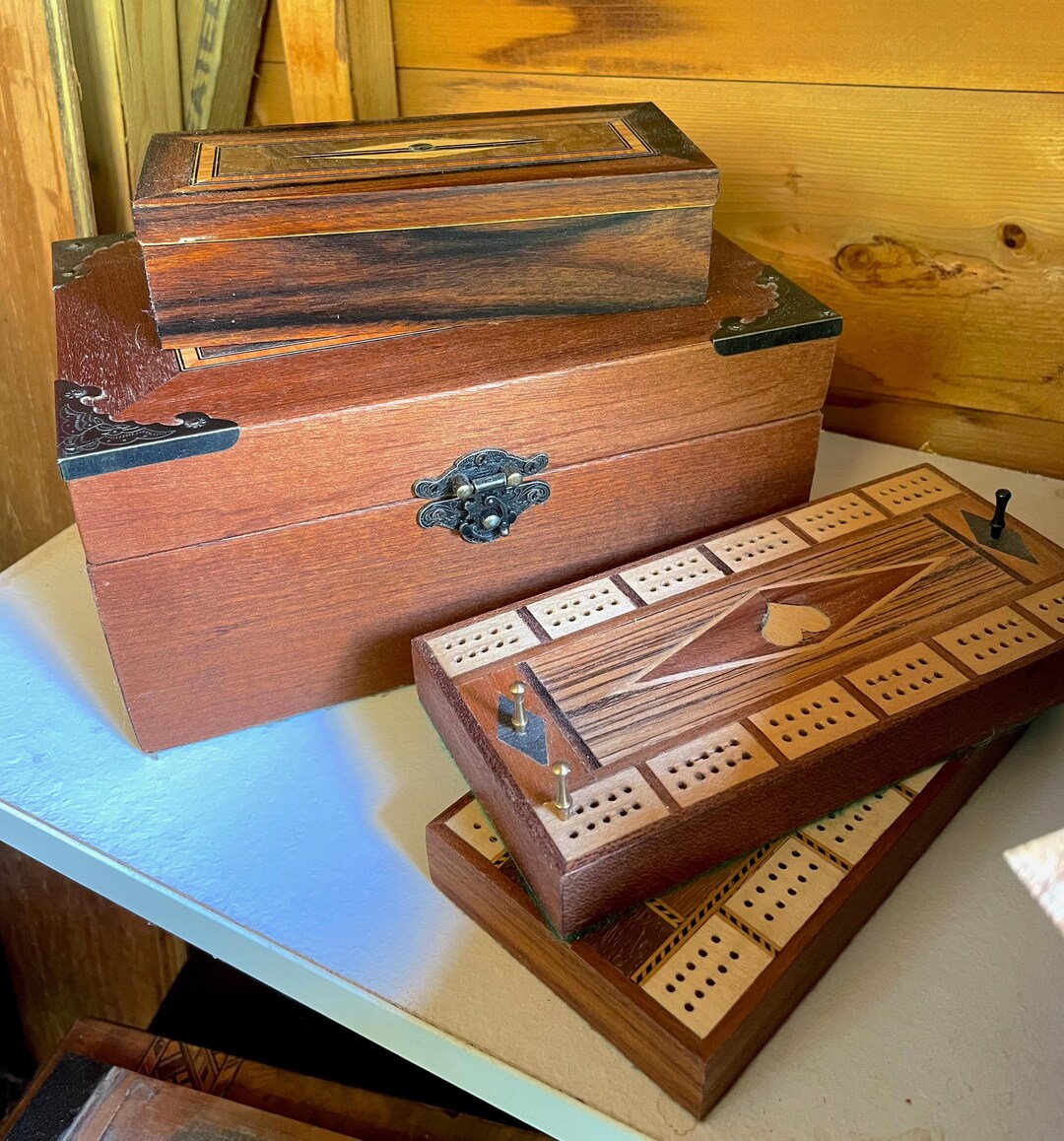 Handmade Wooden Cribbage Board, Custom Made in Bath - Etsy