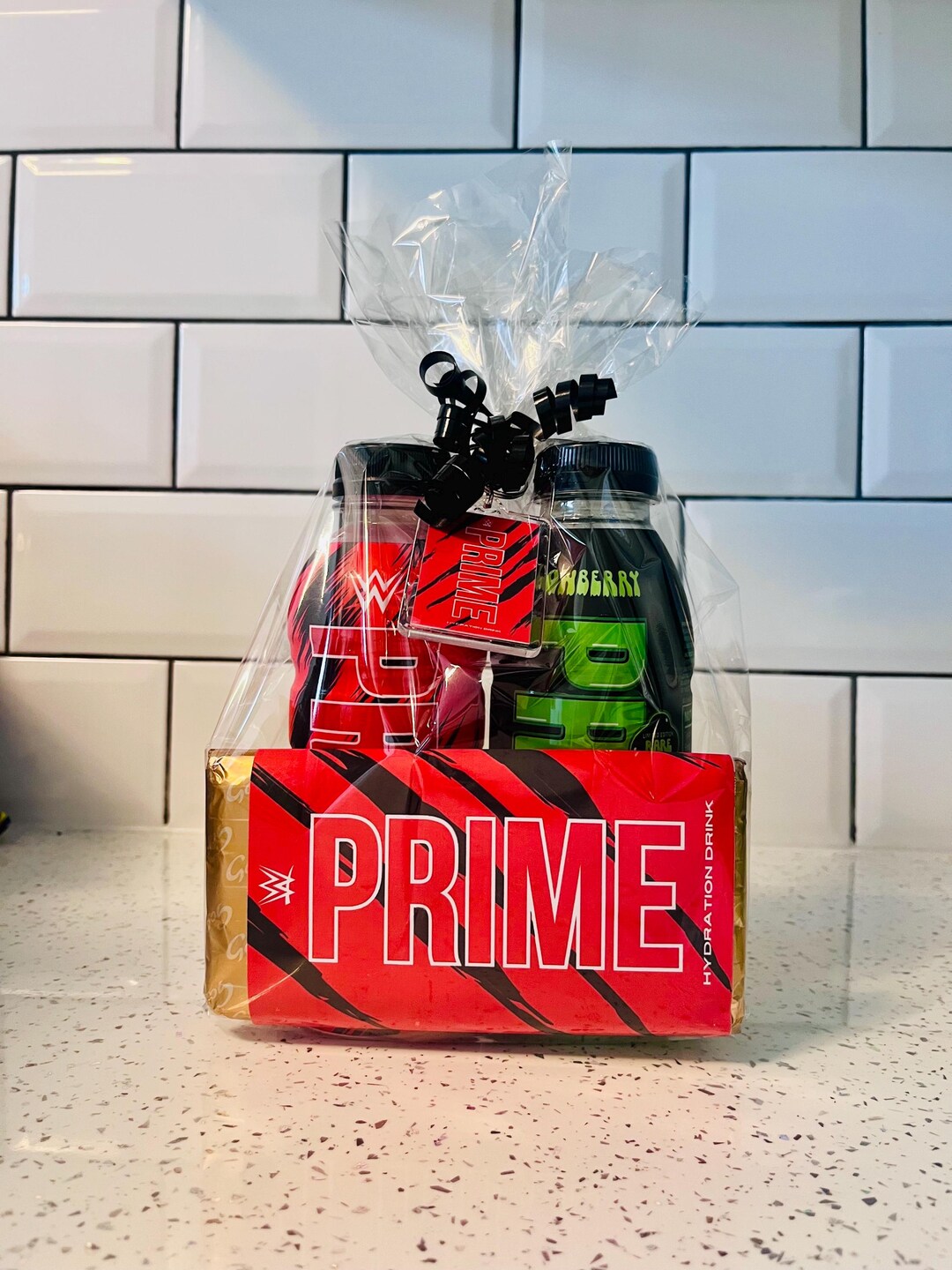 Prime Gift Set. Prime Hamper. New Rare WWE Prime & Glowberry Rare Prime ...