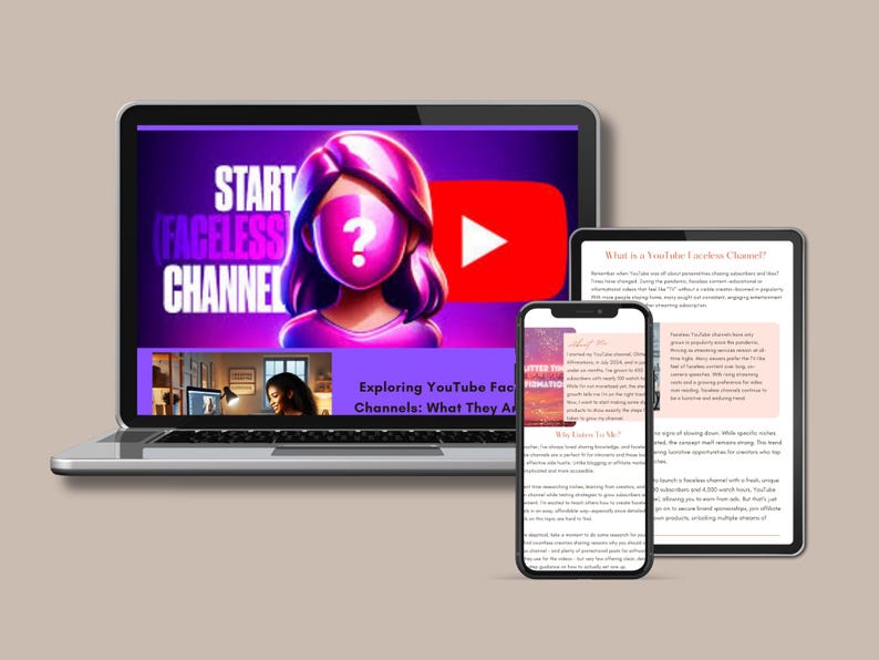 Faceless Content Creation Guide is a Faceless Youtube Channel Your ...