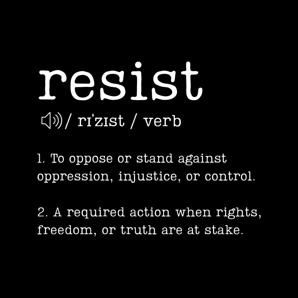 Resist Png, Resist Definition Png, Anti-trump Png, Protest Png, Pro ...