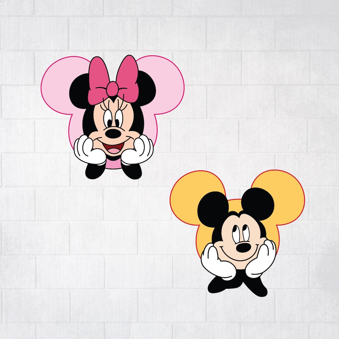 Mickey and Minnie Head Png, Mouse Head Png, Mickey Mouse Png, Minnie ...
