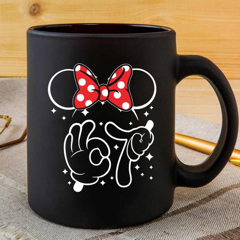 Funny Six Seven Mouse 6 7 Meme Hands PNG, Six Seven Mickey and Minnie 6 ...