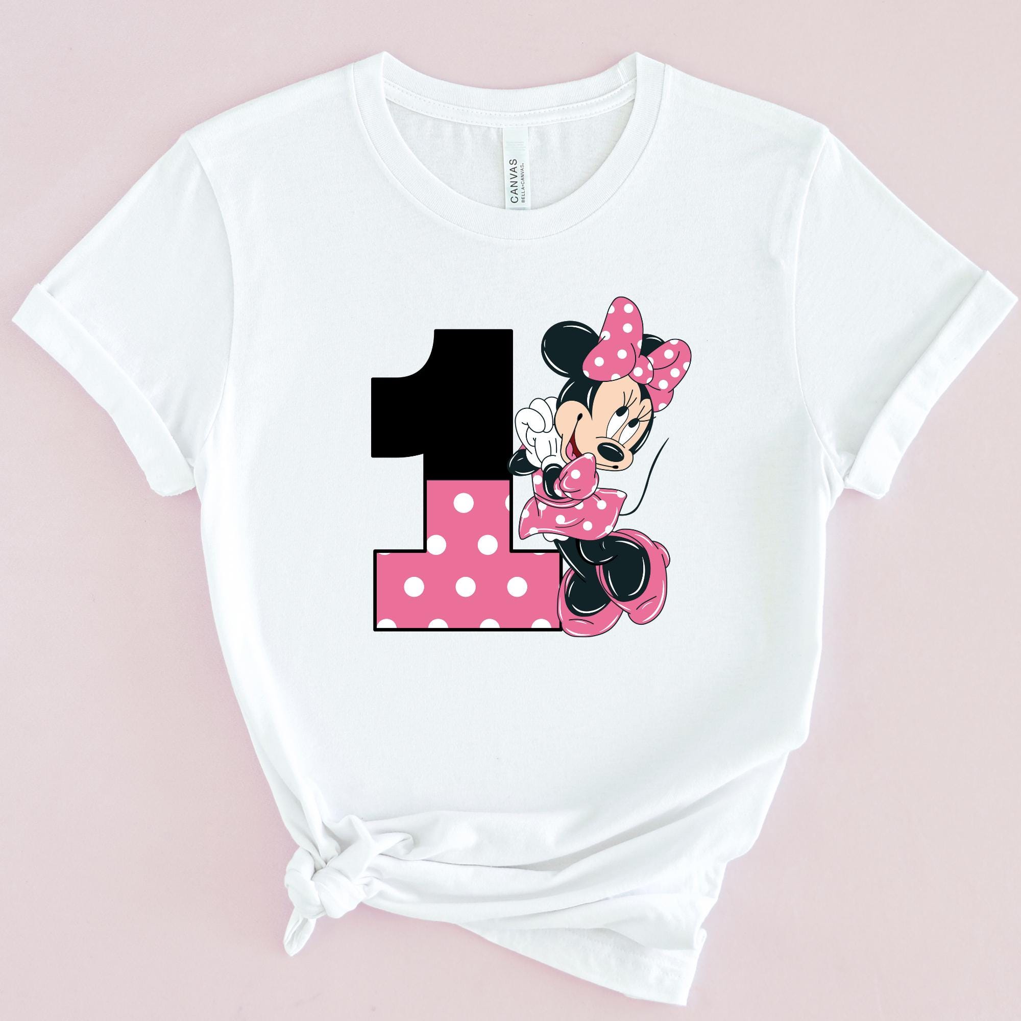 Minnie Mouse Numbers PNG Bundle, Minnie Birthday Girl Family Png ...