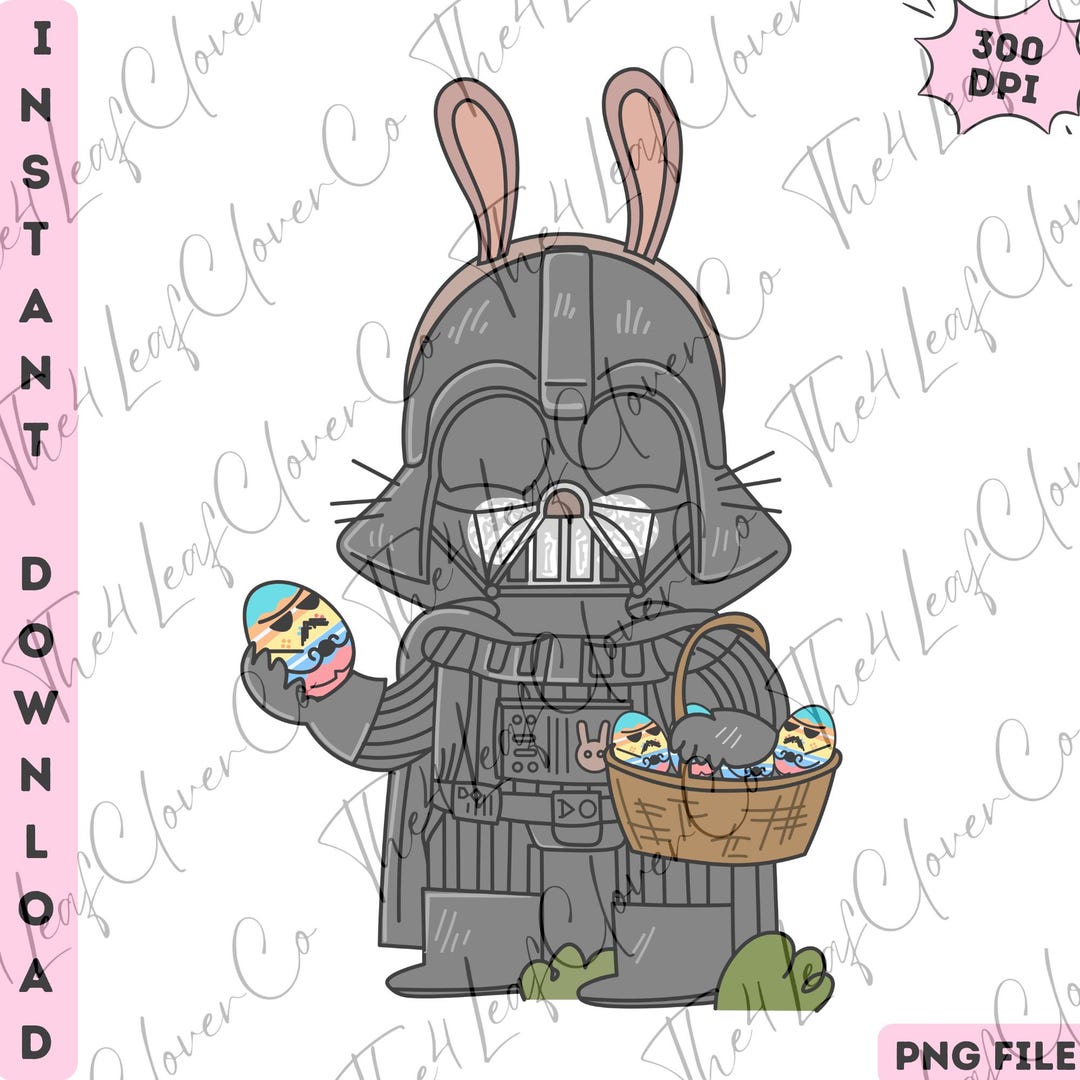 Easter Darth Vader PNG, Star Wars Easter Shirt Design, Easter Day PNG ...