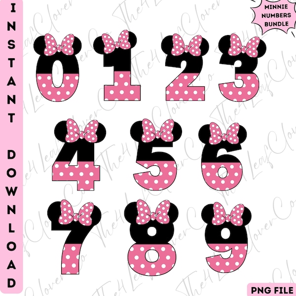 Minnie Clipart - Etsy