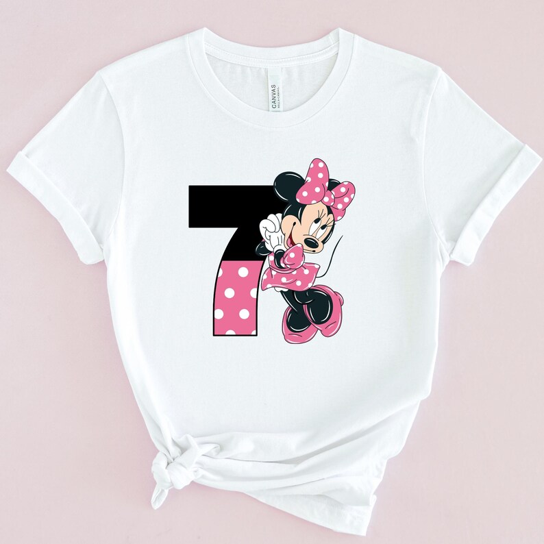 Minnie Mouse Numbers PNG Bundle, Minnie Birthday Girl Family Png ...