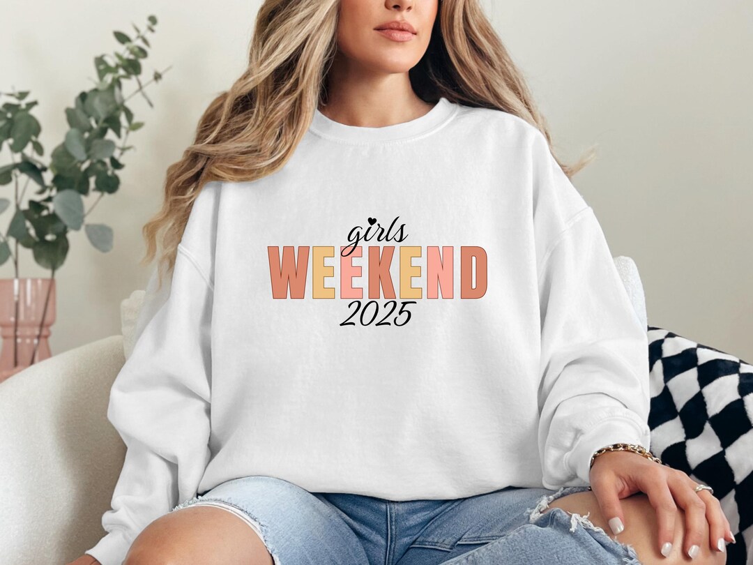 Custom Girls Weekend Sweatshirt, Girls Trip Crew Shirts, Girls Weekend ...