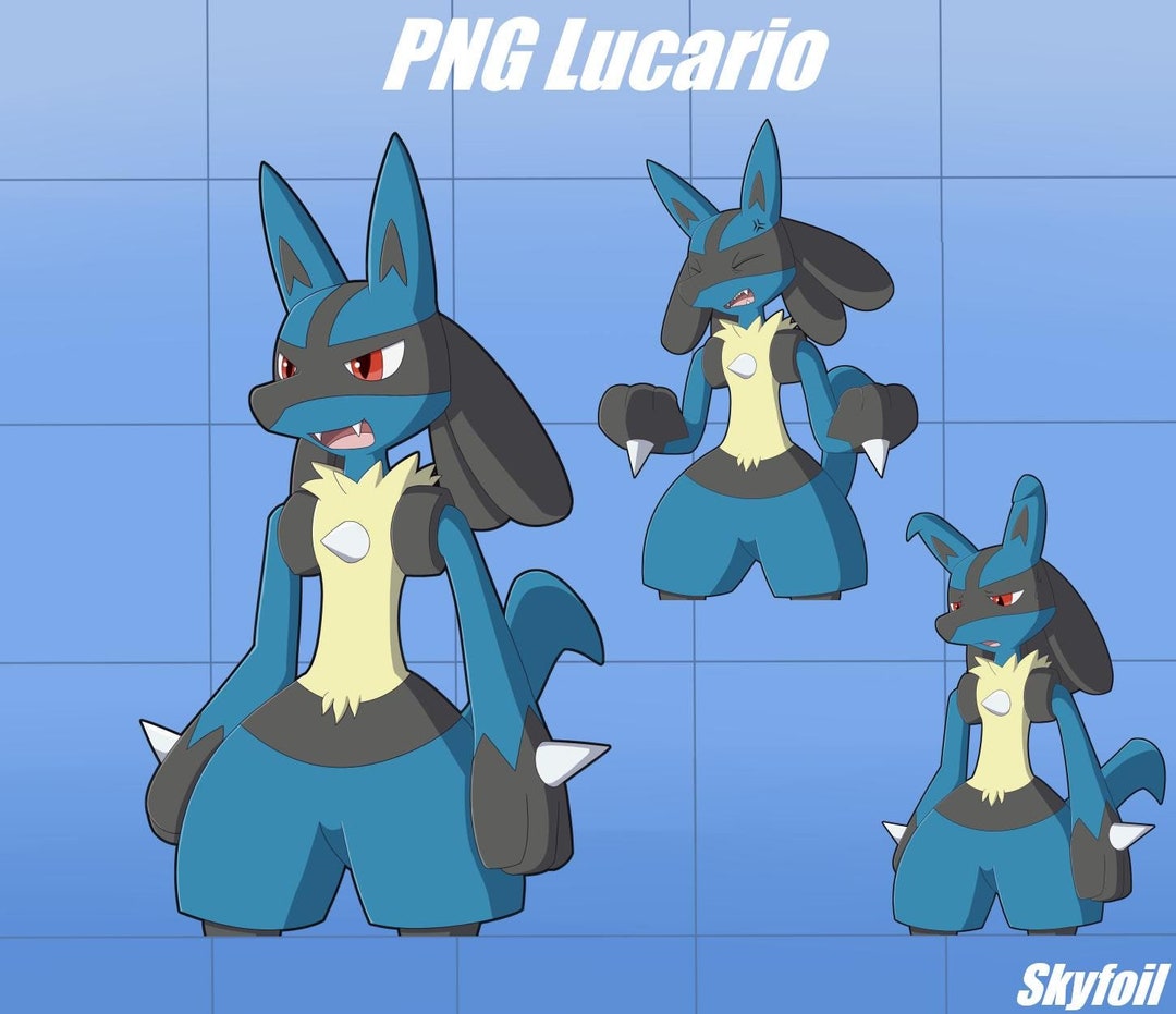 Pokemon Lucario PNG Tuber for Twitch Lucario Pokemon Pngtuber for ...
