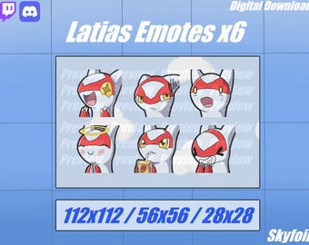 Pokemon Latios Emotes for Discord Emotes for Twitch Streamer Emotes ...