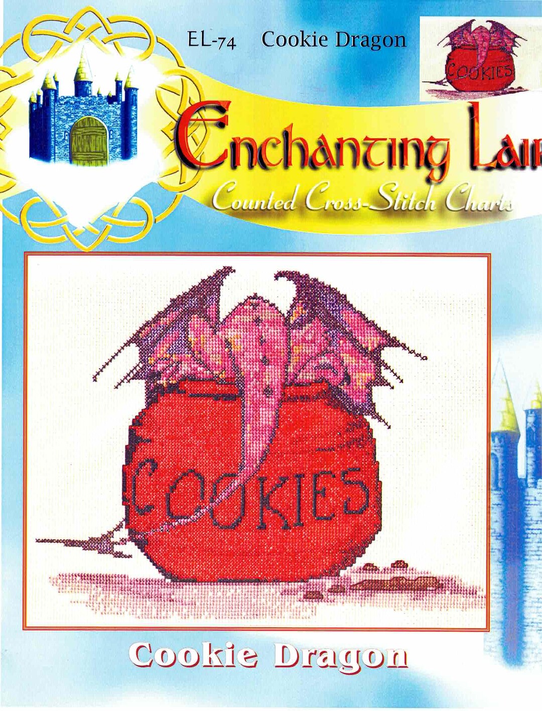 Dragon Cross Stitch Patterns/charts Your Choice - Etsy