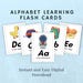 ABC Flashcards | Printable Alphabet Learning Cards for Toddlers ...