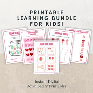 Early Learning Printables | Preschool & Kindergarten Educational ...