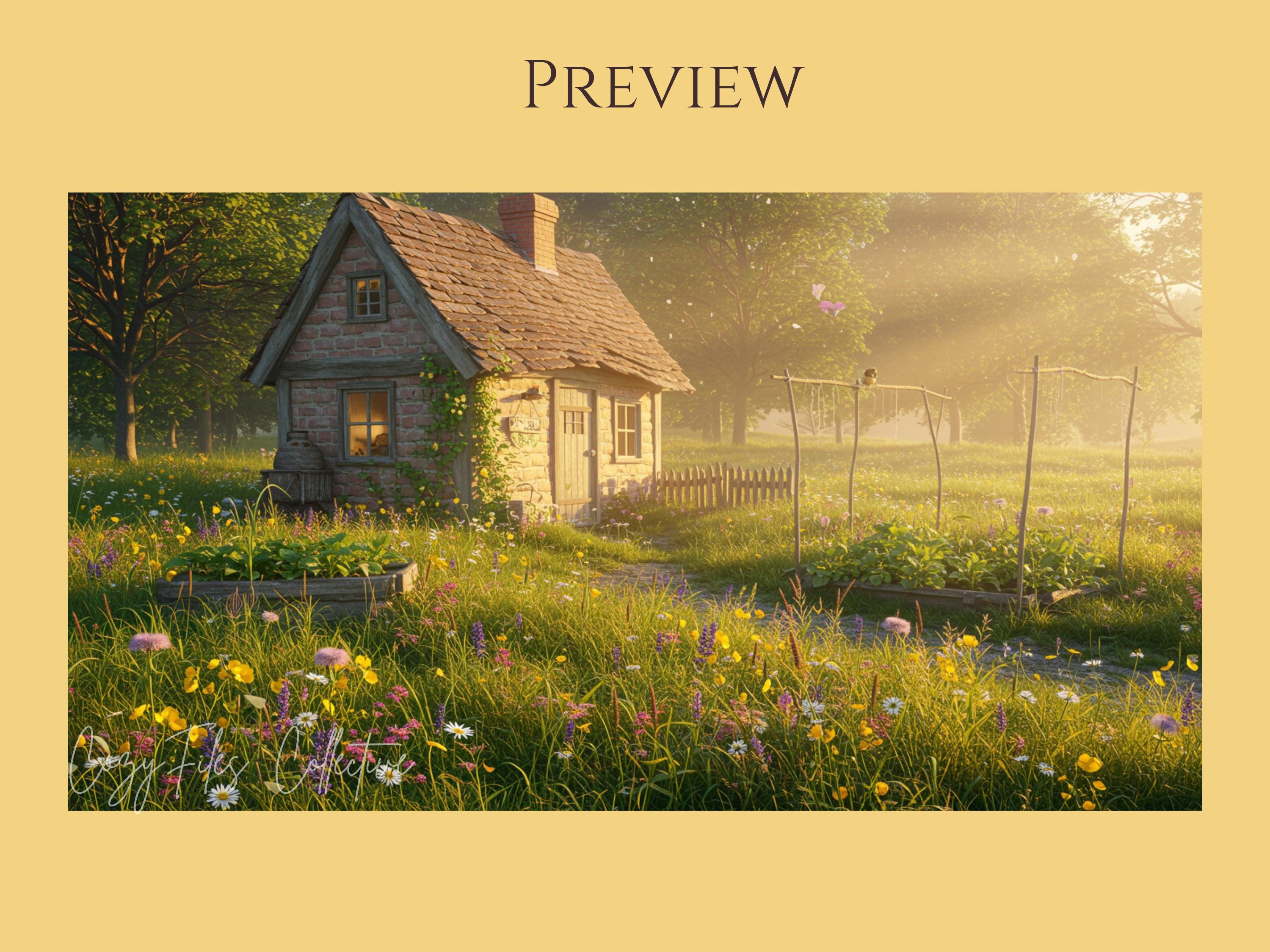 Cottagecore Aesthetic Wallpapers | Cozy Fairy Tale Cottage Desktop ...