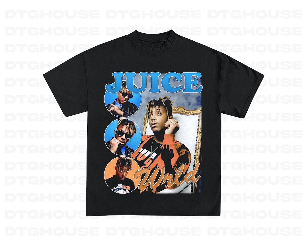 Juice Wrld Shirt, Juice Wrld Rap T-shirt, Juice Wrld Vintage 80s/90s ...