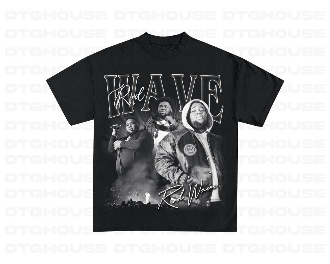 Rod Wave Shirt, Rod Wave Rap T-shirt, Rod Wave Vintage 80s/90s Rap T ...
