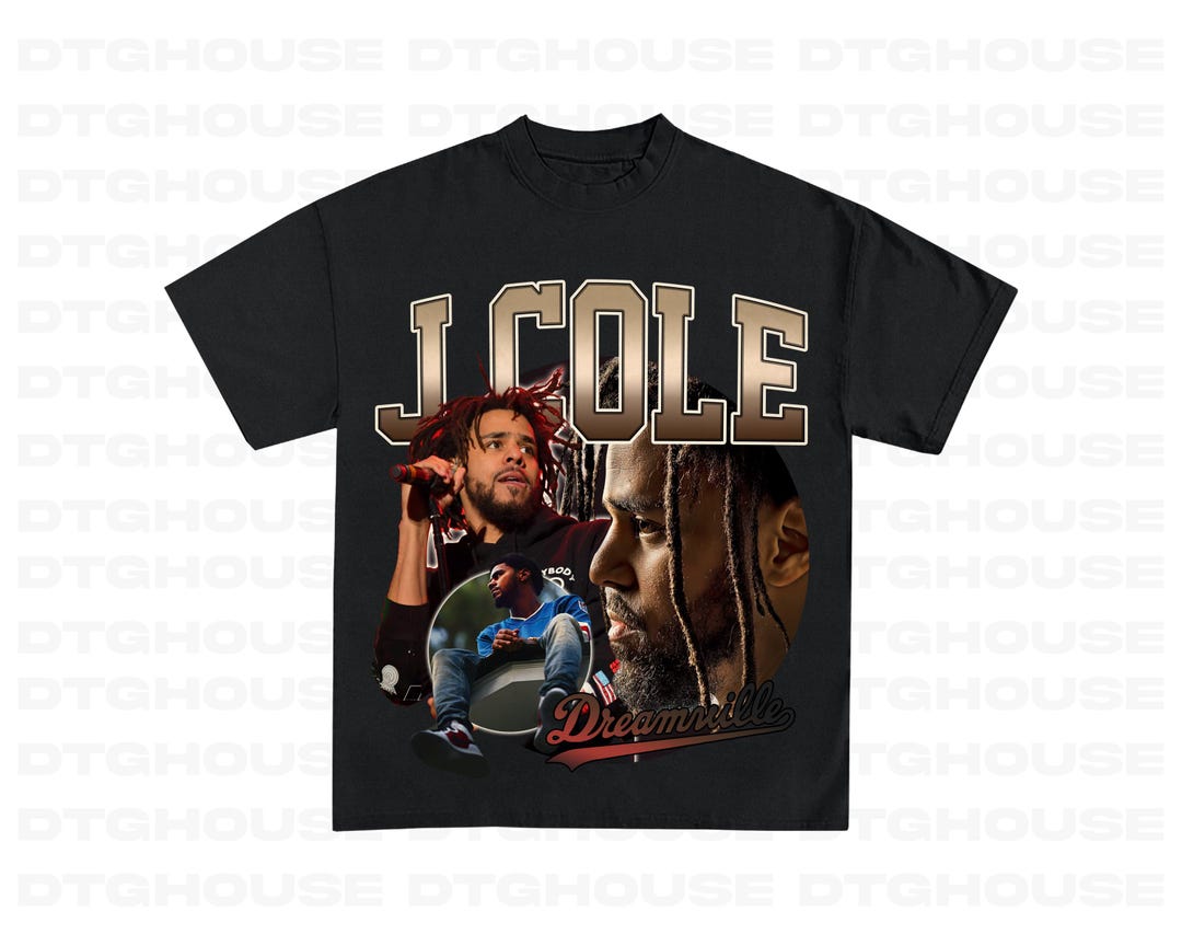 J Cole Shirt, J Cole Rap T-shirt, J Cole Vintage 80s/90s Rap T-shirt ...